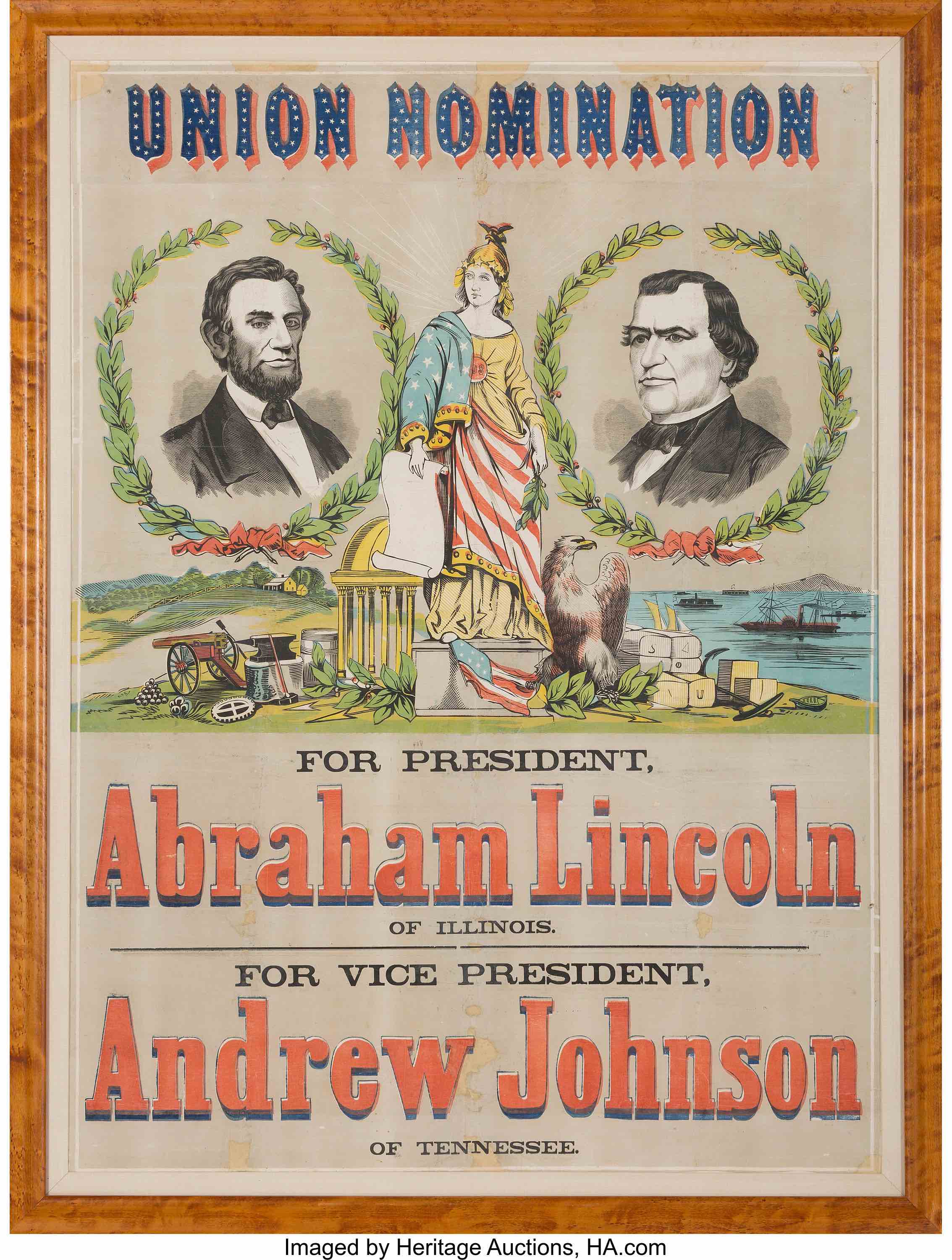 Campaign Poster Leads Heritage Auctions’ Lincoln Specialty Sale | Fine ...