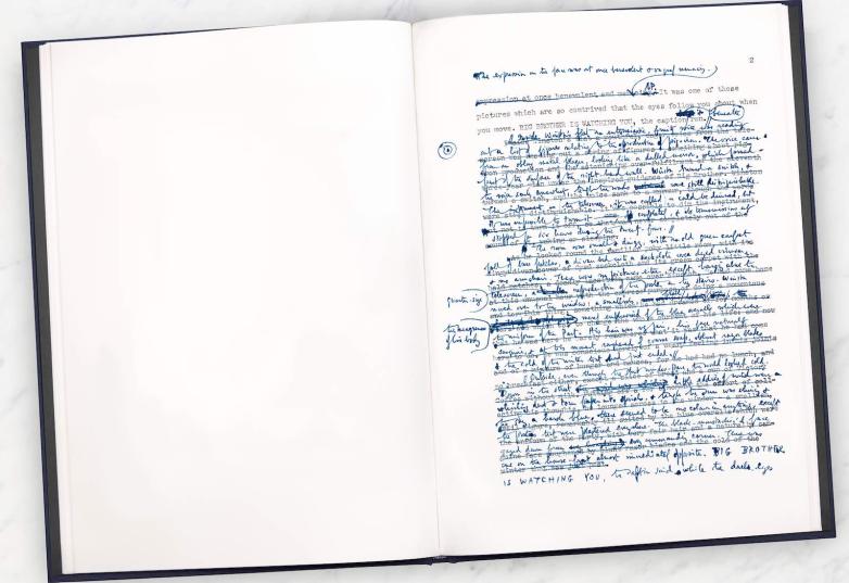 George Orwell’s 1984 Manuscript Available in New Edition