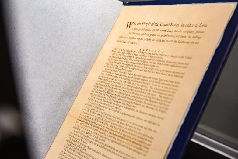 One-Day-Only Exhibition of First Printing of U.S. Constitution