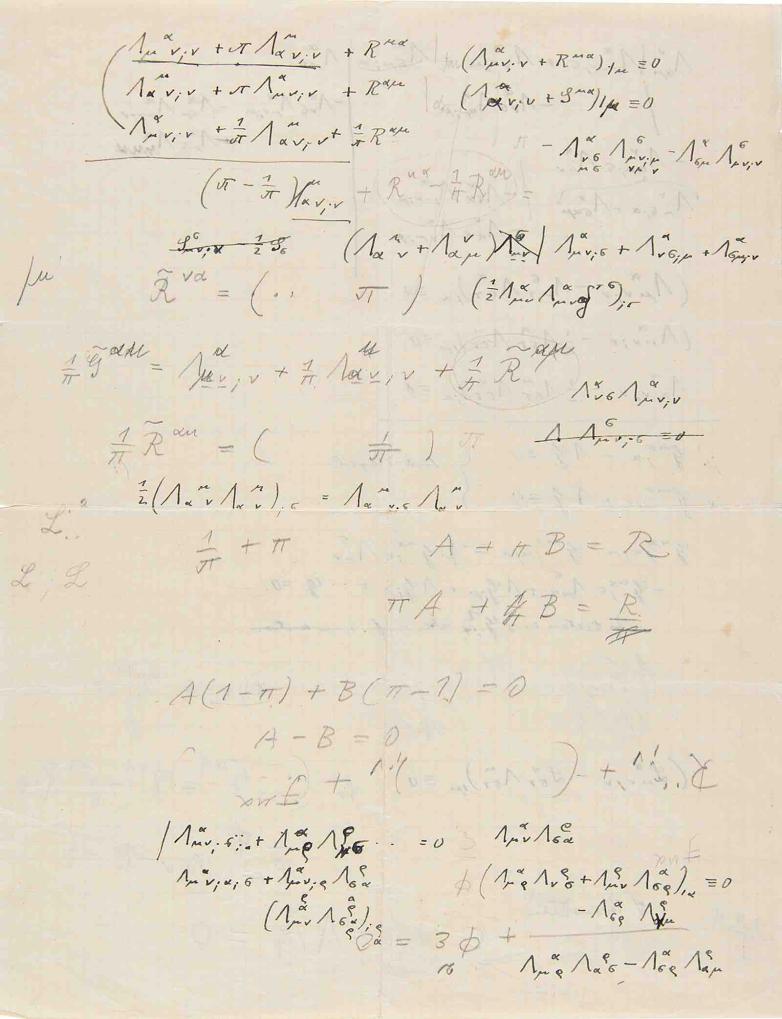 Rare Einstein Signed Scientific Manuscript Sold for $43,750 at Auction